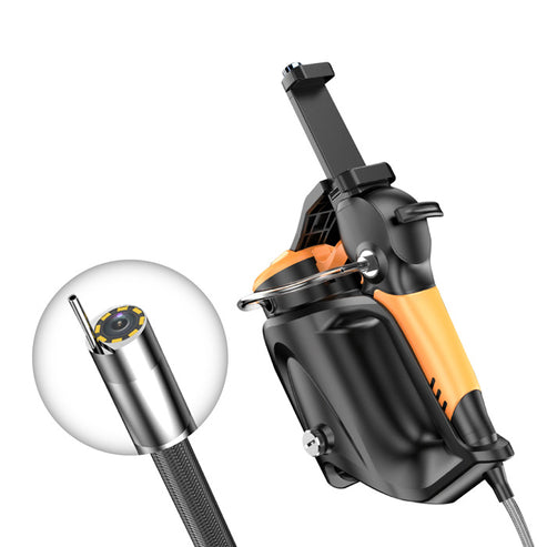 Two-way Articulating Borescope Pipe Endoscope for Carbon Deposit Clean ...
